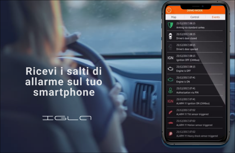 Allarme Antifurto Auto IGLA
